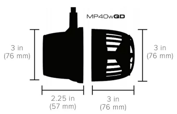 VorTech MP40QD - Mobius Ready QuietDrive Propeller Pump - EcoTech Marine
