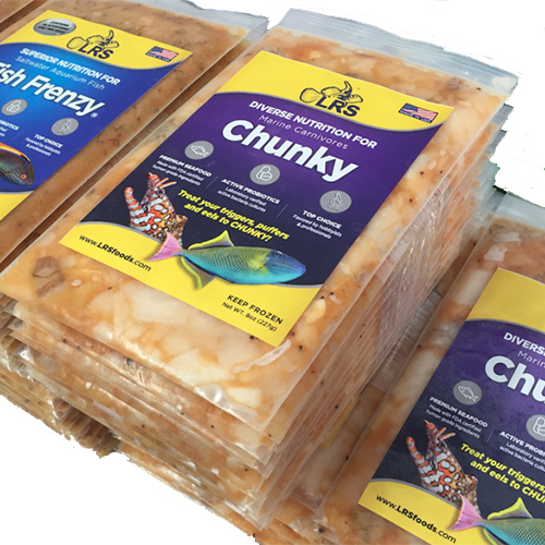 LRS Fish Frenzy Chunky Frozen Food - 8oz